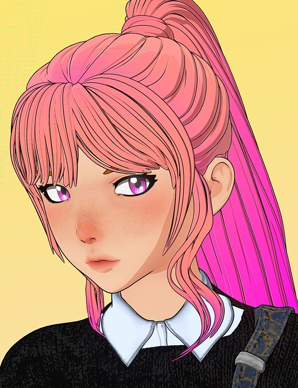 MB Cathi For Genesis 9 Toon 2026 - Free Daz 3D Models