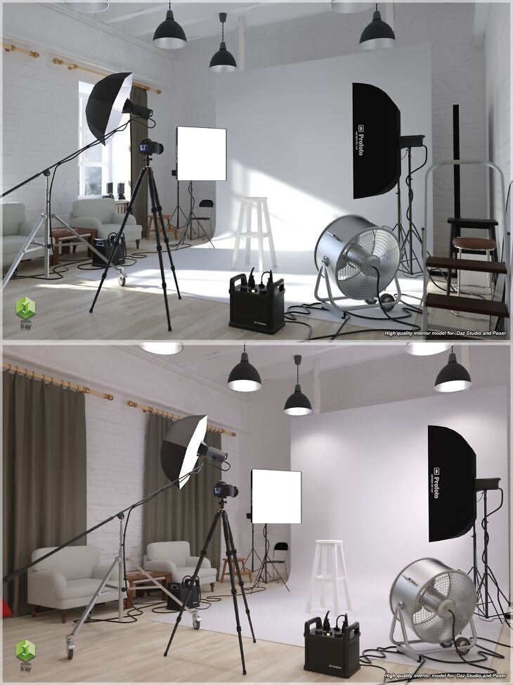 STZ Photo Studio (for Poser) 2026 - Free Daz 3D Models