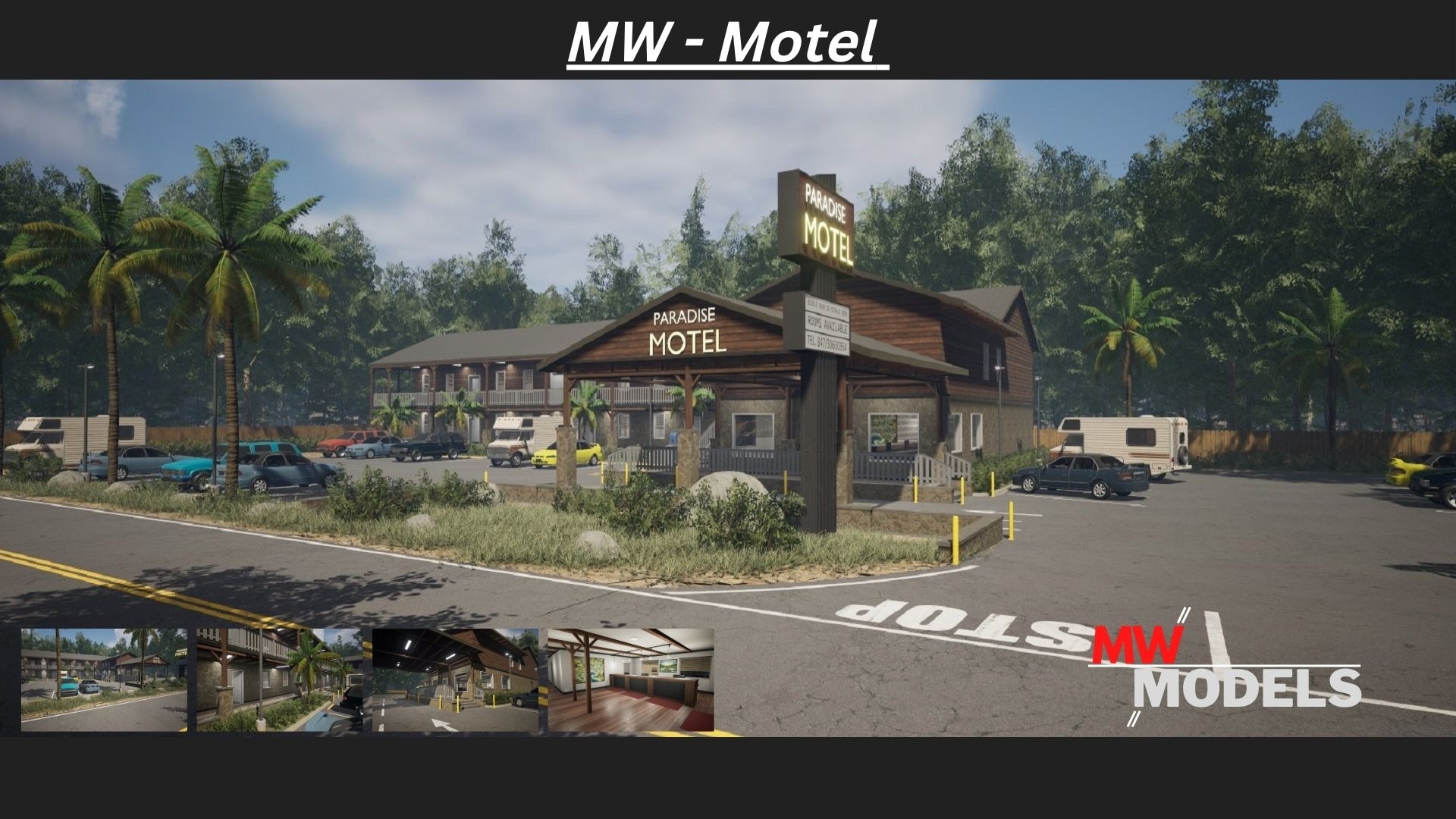 Motel (Unreal Engine) 2026 - Free Daz 3D Models