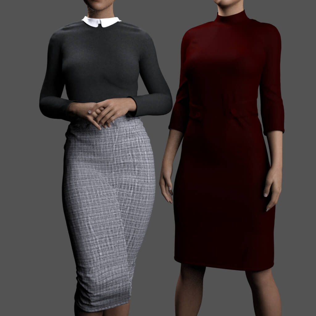 MS Ms. Casey Office Outfit (G8F And G9) [Request]