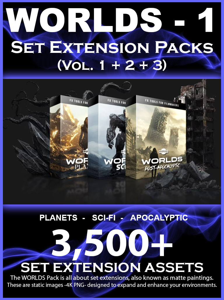 BIGFILMS WORLDS PACK 1 – Volumes 1 To 3 2026 - Free Daz 3D Models