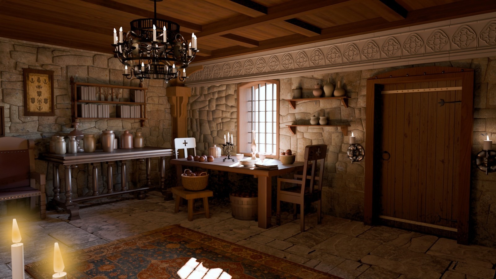 Medieval Small Room 2026 - Free Daz 3D Models