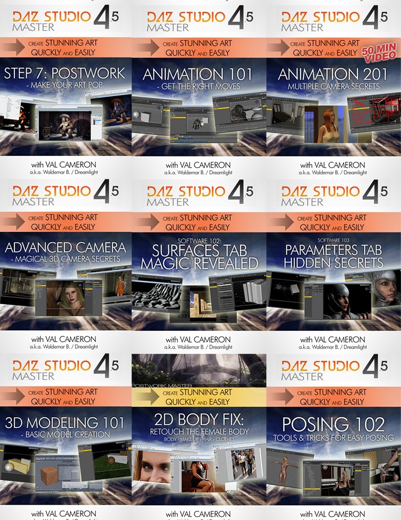 Great Art Now Daz3D Tutorial Bundle 2026 - Free Daz 3D Models