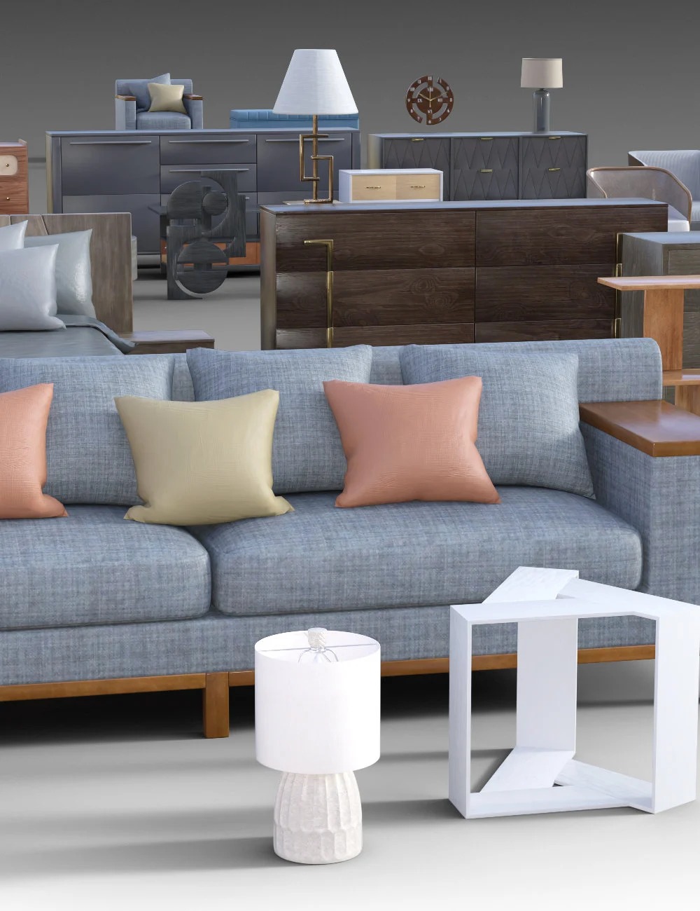 FG Modern Home Furnishing 2026 - Free Daz 3D Models