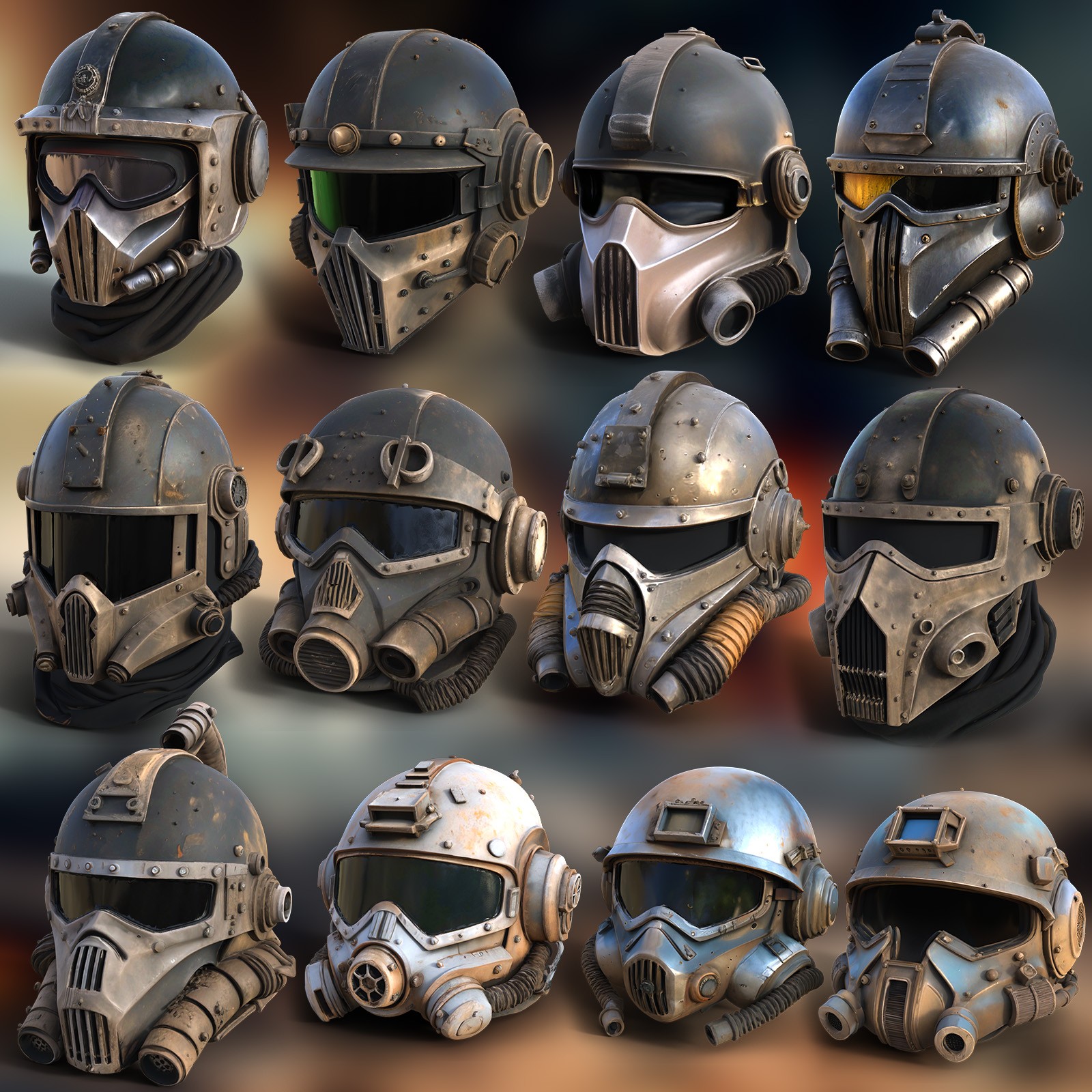 Post Apocalyptic Helmets 2 [Request]