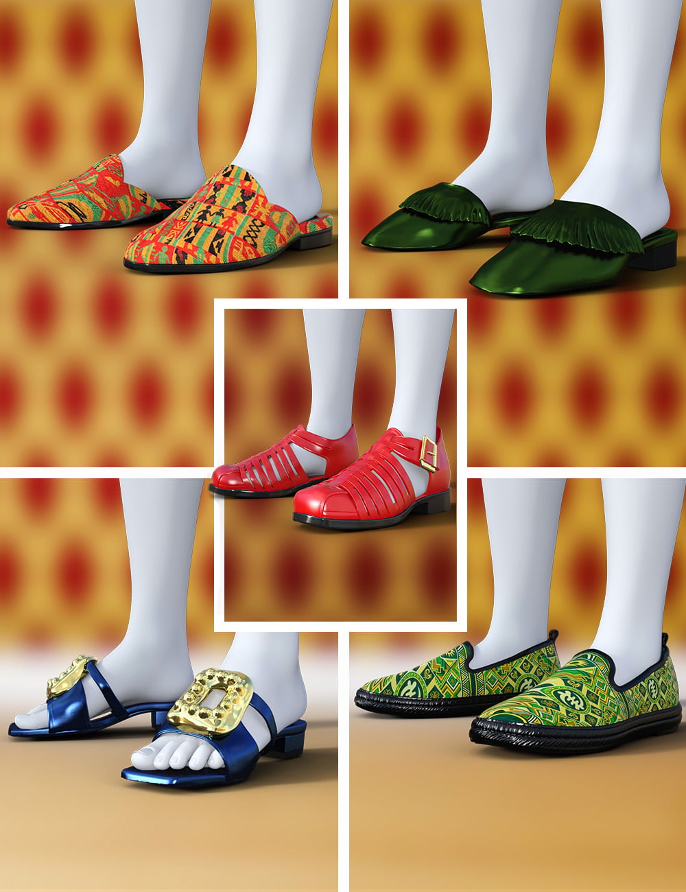 TIN Heritage Shoes Collection For Genesis 9 And 8 Female [Request]