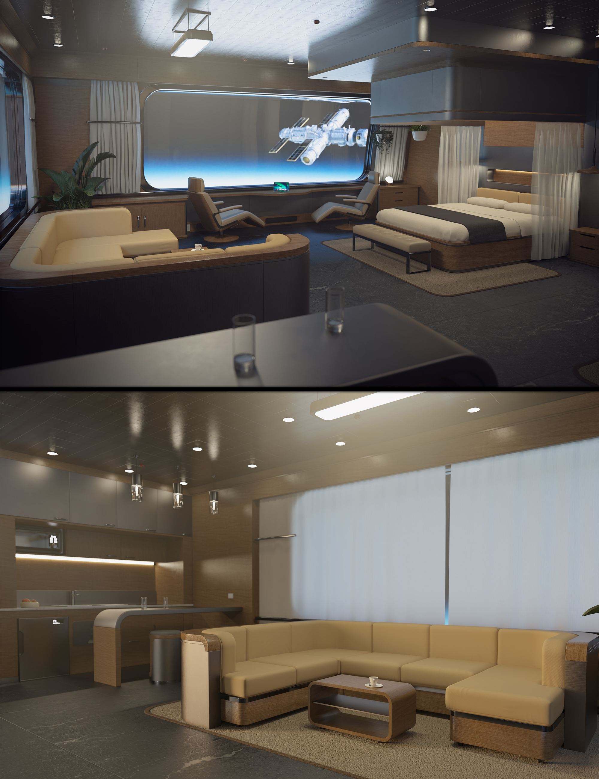 Space Station Habitat And Props [Request]