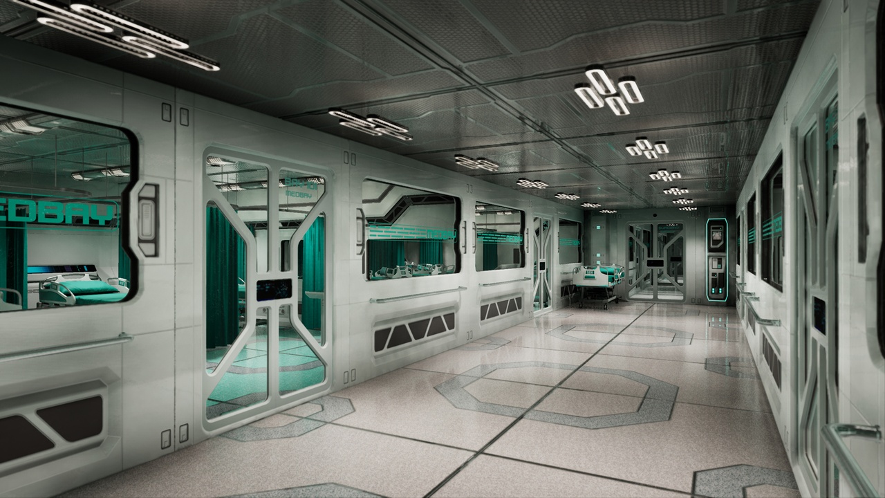 Sci Fi Orion Mars Med Lab (Unreal Engine) 2026 - Free Daz 3D Models