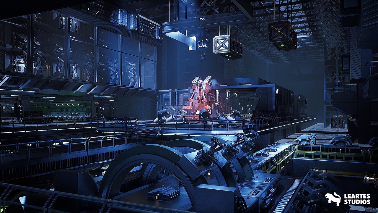 Sci-Fi Robot Factory Environment (Unreal Engine) 2026 - Free Daz 3D Models
