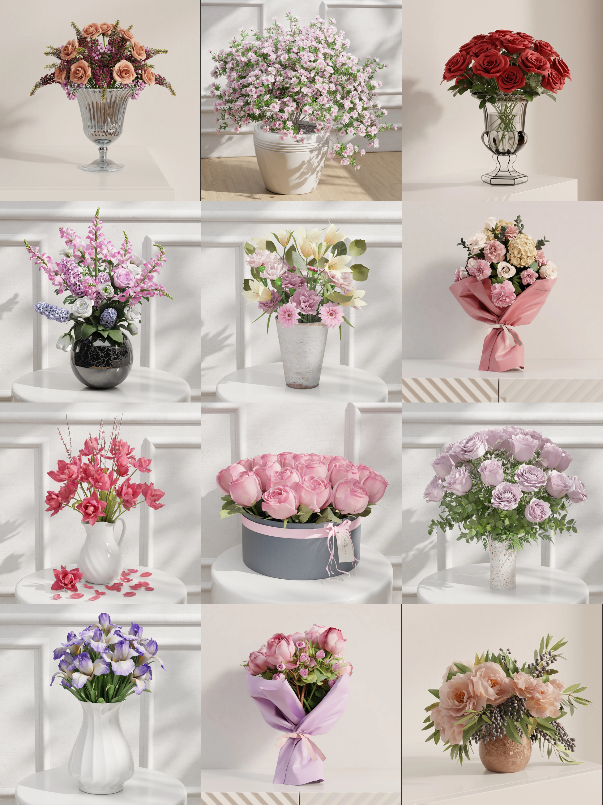 [Blender] BlenderKit Flowers Pack 2026 - Free Daz 3D Models