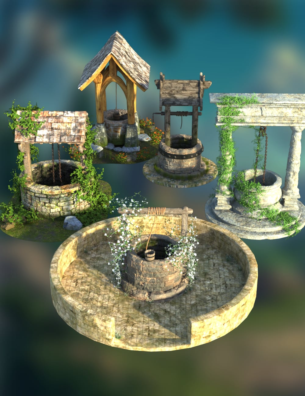 Elderstone Well 2026 - Free Daz 3D Models