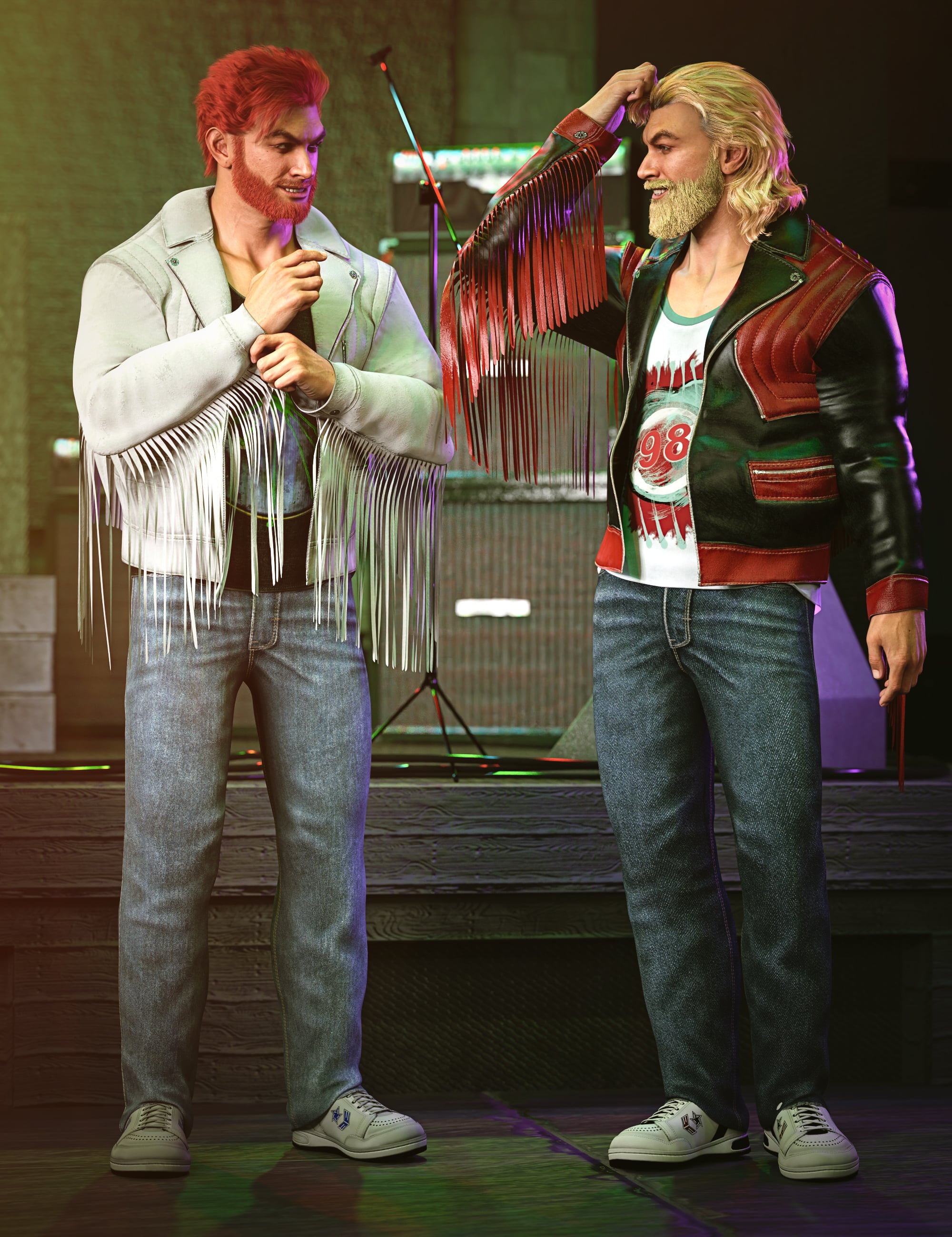 DForce Rock On Misfits Outfit Texture Add-On [Request]