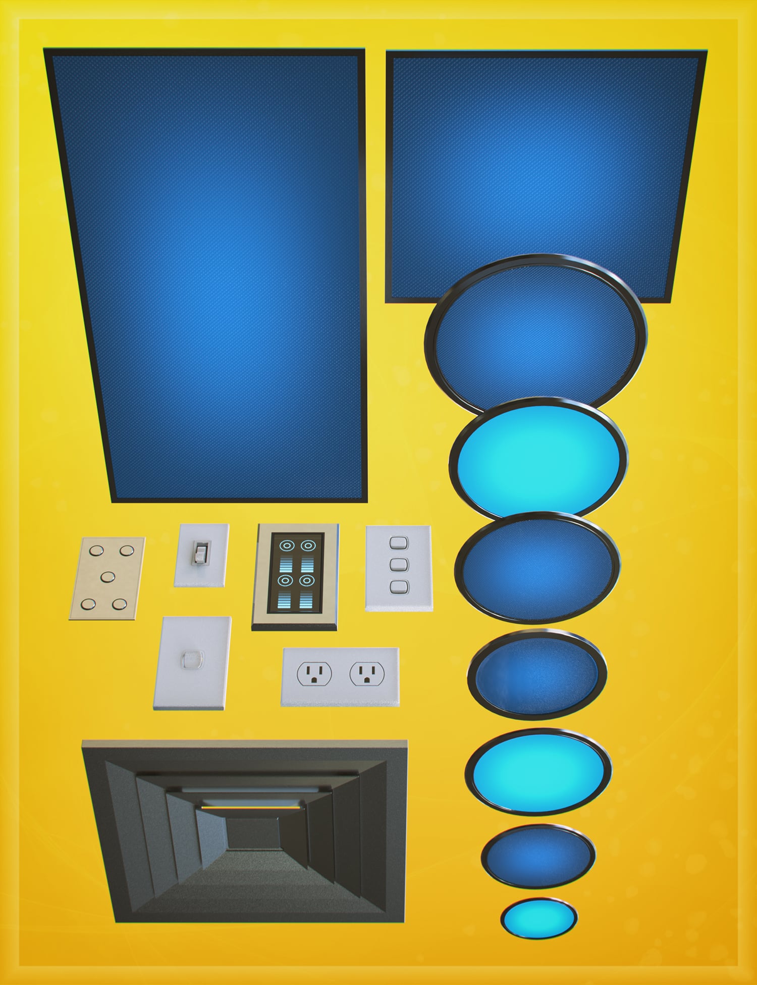 LI The Magic Rug – Lights Ceilings 01 2026 - Free Daz 3D Models