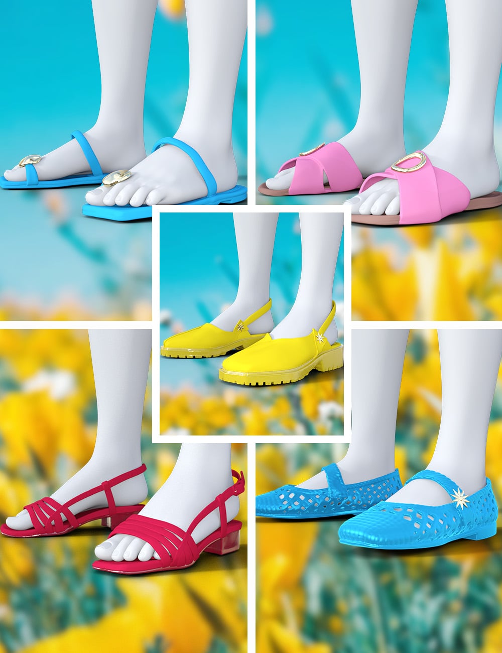 TIN Spring Is Coming - Shoes For Genesis 9 And 8 Female [Request]