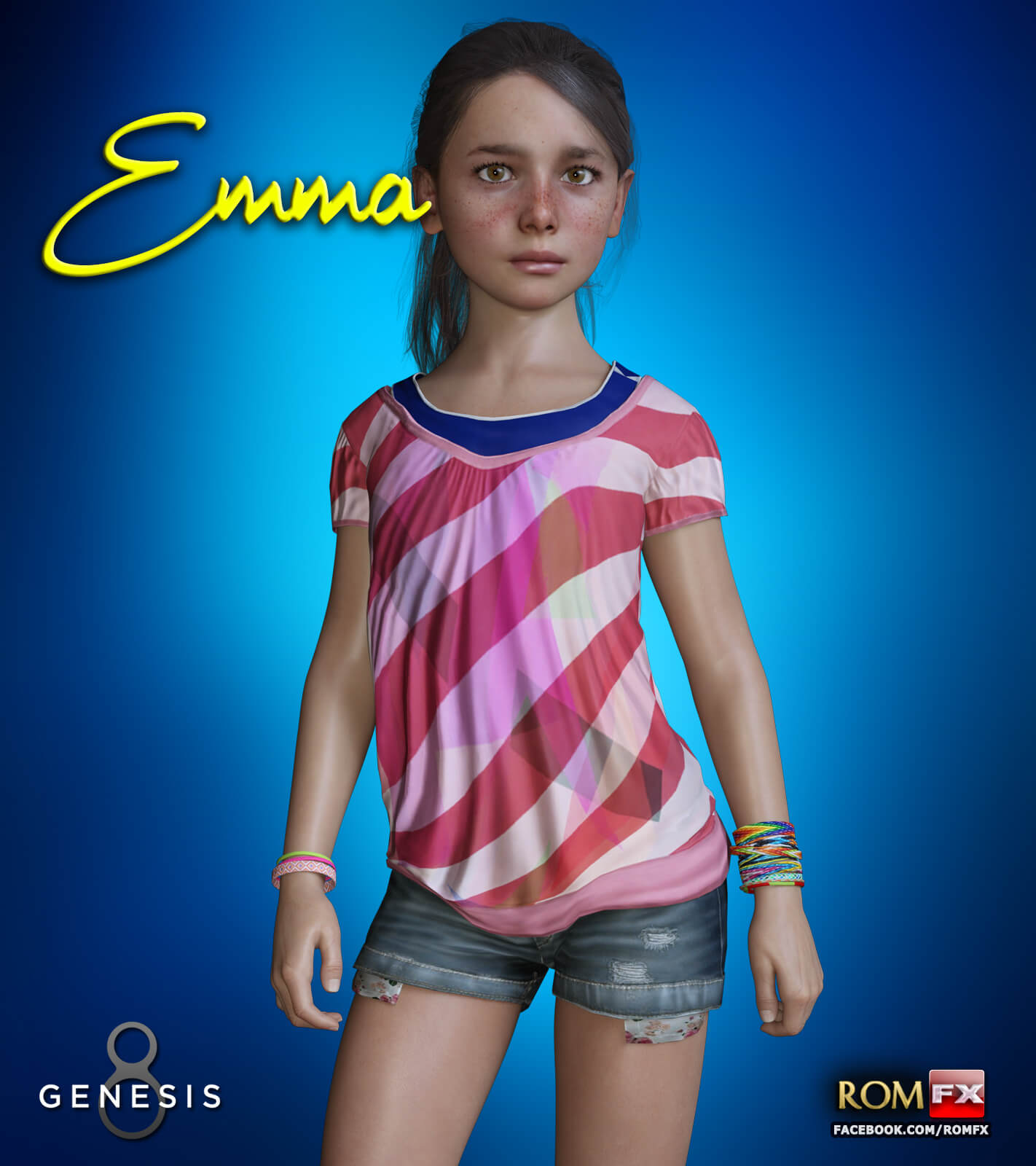 RFX Emma Phillips For G8F And G8.1F 2026 - Free Daz 3D Models
